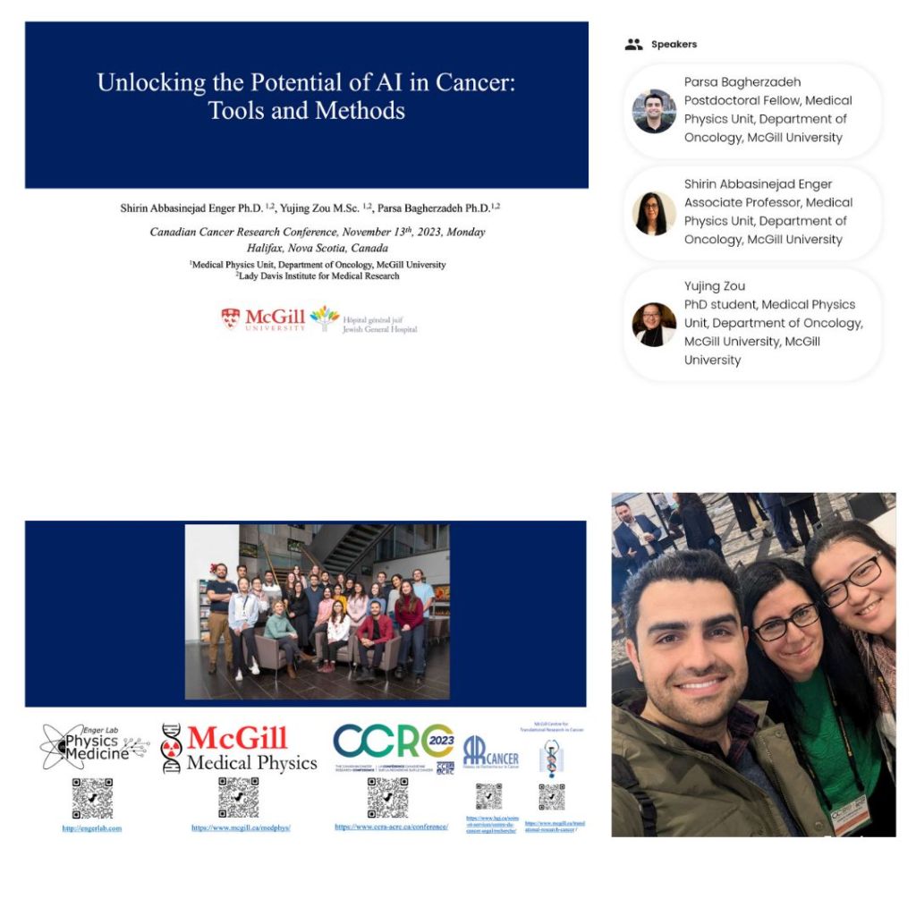 The EngerLab presented at the Canadian Cancer Research Alliance Conference (CCRA 2023)! • EngerLab